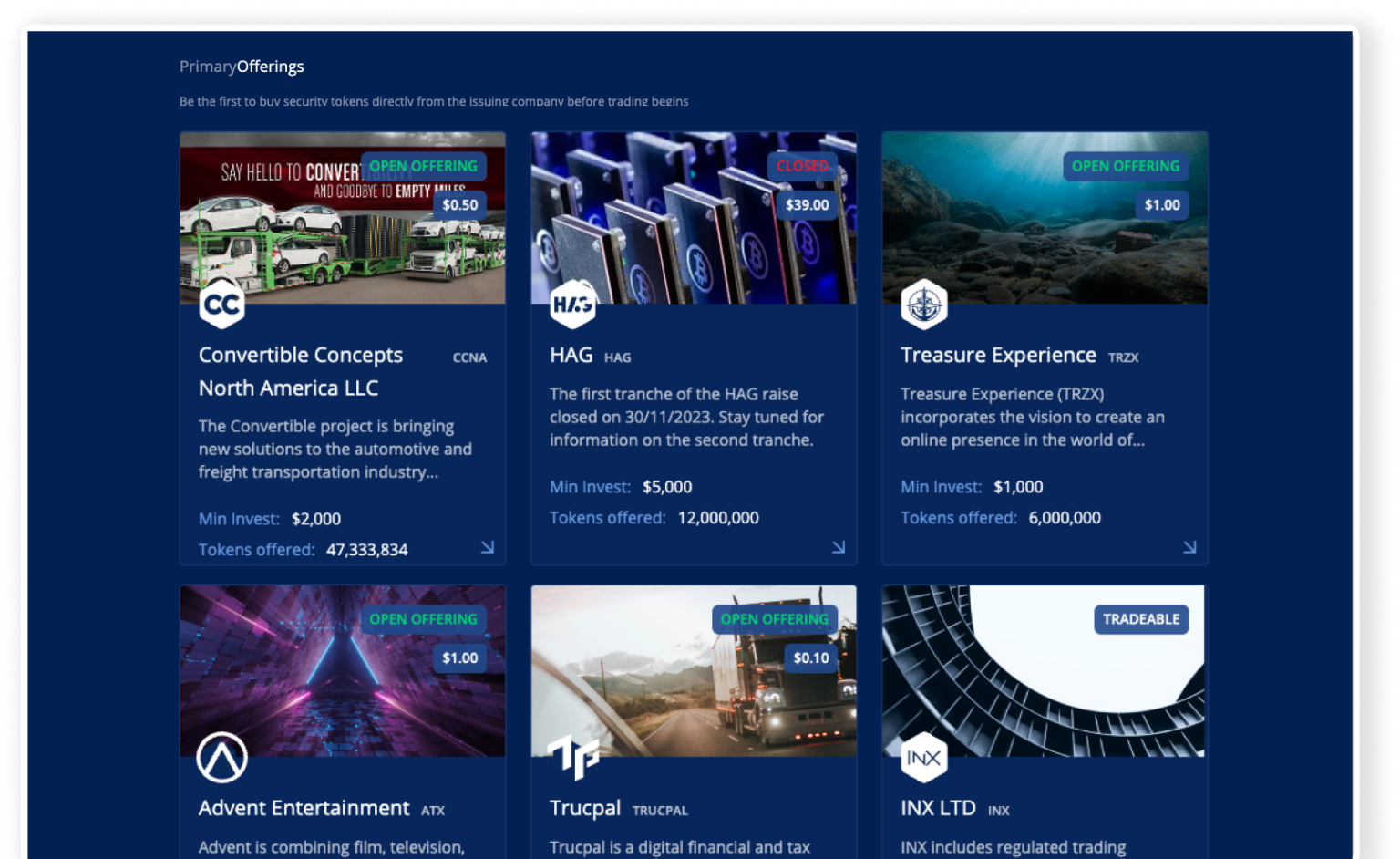 INX.One - Wealth of Opportunities - INX One Platform